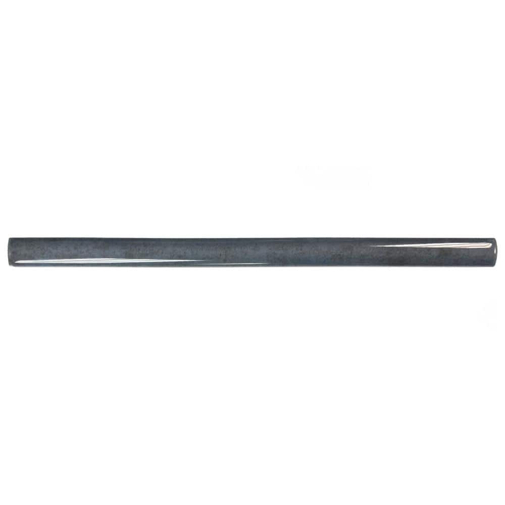 Reviews for Merola Tile Coco Demi-Bullnose Glossy Blue Night 1/2 in. x ...