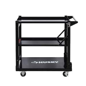 Husky 33 in. W Folding Utility Cart 00069 - The Home Depot