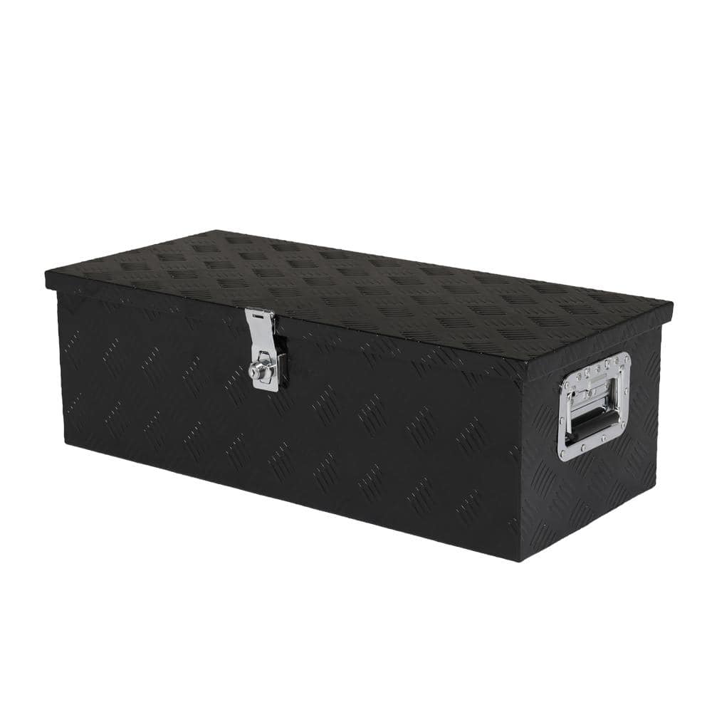 Karl home 30 in. Black Diamond Plate Aluminum Underbody Truck Tool Box ...