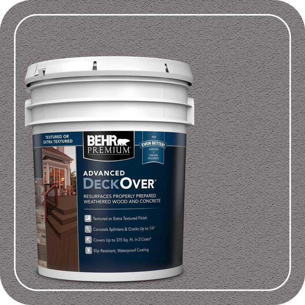 BEHR Premium Advanced DeckOver 5 gal. #SC-125 Stonehedge Textured Solid ...