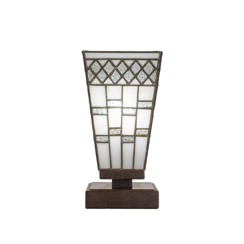 Lighting Theory Olympia 10 in. Dark Granite Rechargeable Integrated LED ...