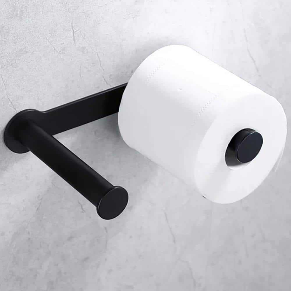ruiling Wall-Mount Dual Post Toilet Paper Holder Double Rod Holder in ...