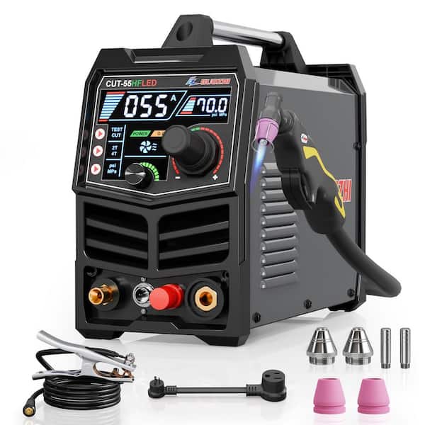MYWISH 50 Amp Pilot Arc Inverter Plasma Cutter for Metal, Dual Voltage ...