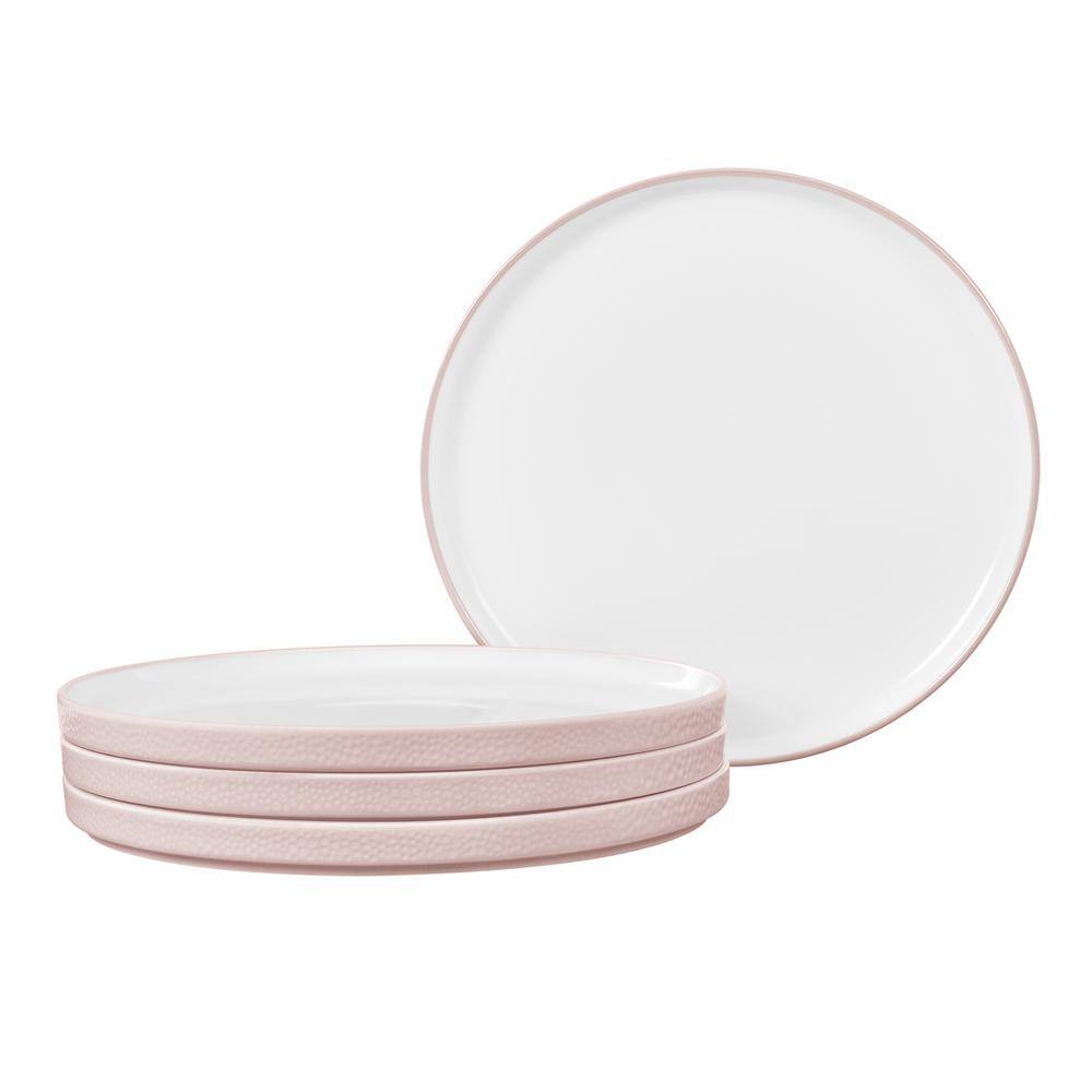 Noritake Colortex Stone Blush 7.5 in. Porcelain Salad Plates, (Set of 4 ...