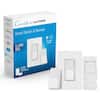 Lutron Claro Smart Rocker Switch 3-Way Kit w/Pico Paddle Remote, 5 Amp/Neutral Required in White ...
