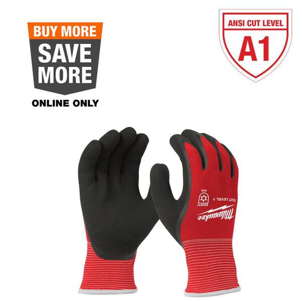Milwaukee XX-Large Red Latex Level 1 Cut Resistant Insulated Winter ...