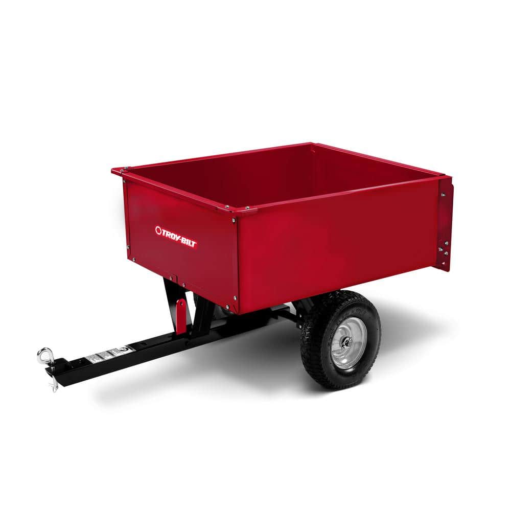 Troy-Bilt 9 cu. ft. Steel Dump Cart TB-350S - The Home Depot