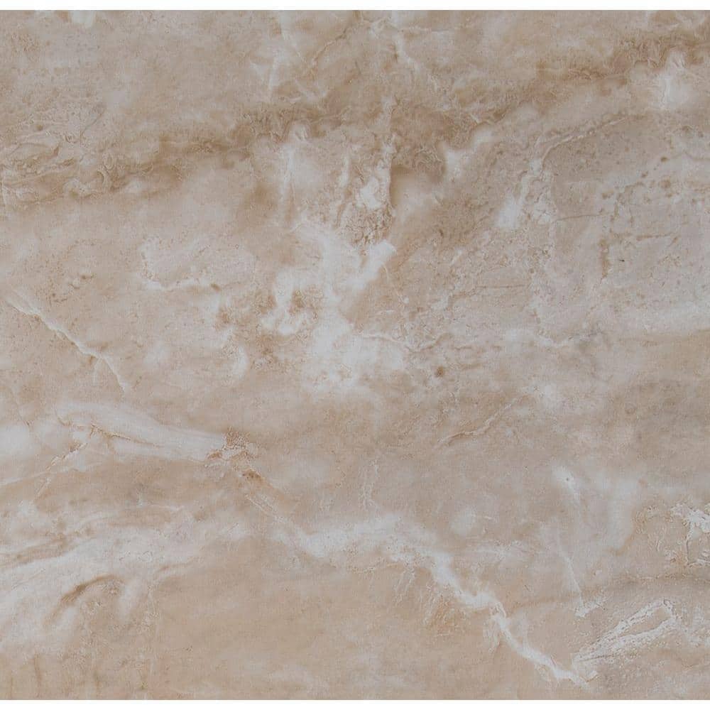MSI Augusta Beige 12 in. x 12 in. Glazed Ceramic Floor and Wall Tile ...