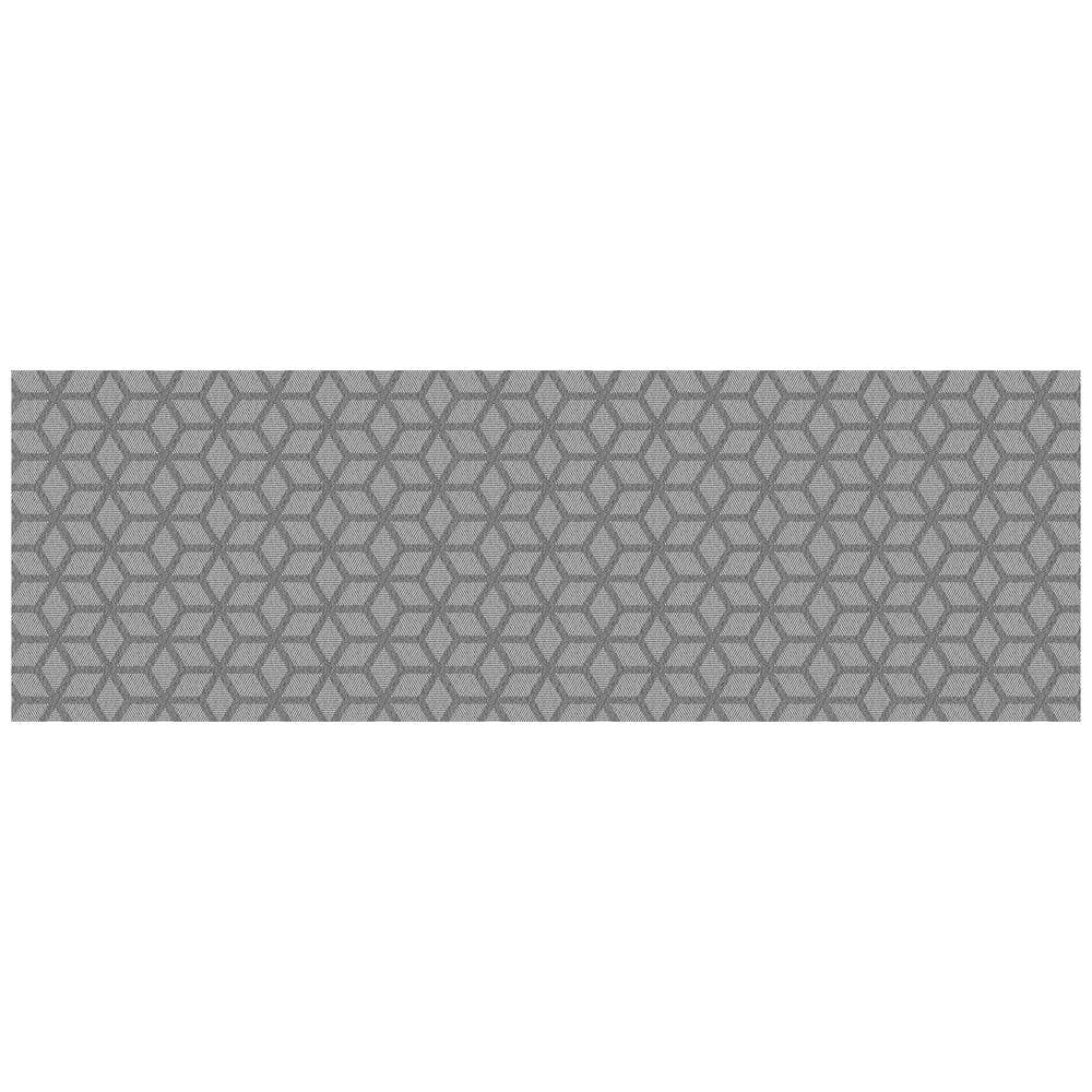 Bungalow Flooring FlorArt Cubics Rube Gray 2x6 Low Profile Floor Mat ...