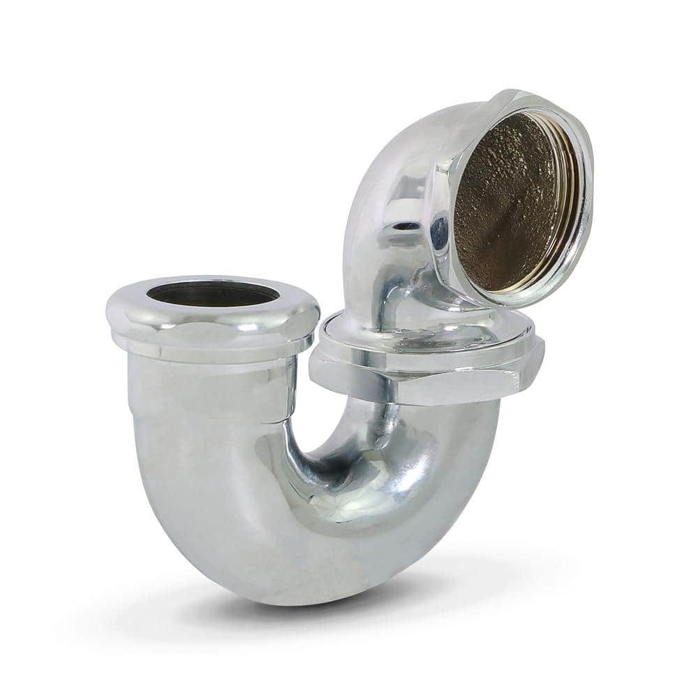 PLUMBFLEX 1-1/2 in. IPS x 1-1/4 in. LA Pattern Trap for Tubular Drain ...