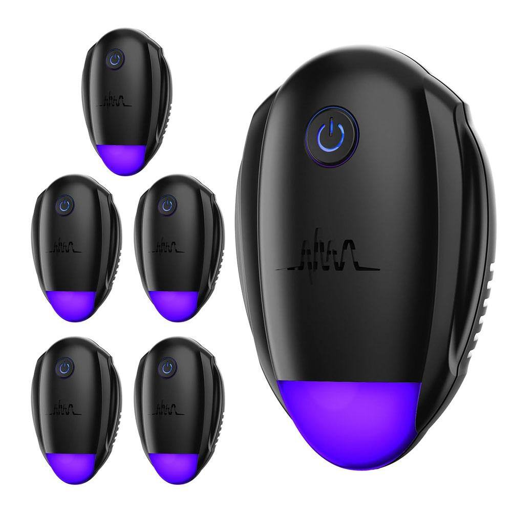 Misopily 2 in 1 Black Electronic Indoor Pest Repellent, Ultrasonic Pest ...