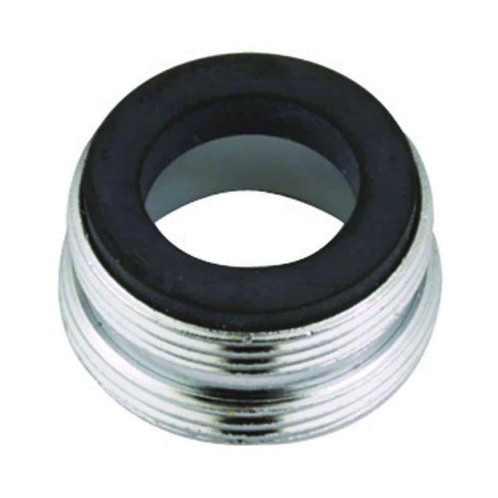 Everbilt 13/16 in. Male X 55/64 in. Male Dual Thread Faucet Adapter ...