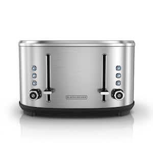 BLACK+DECKER Rapid Toast 2-Slice Stainless Steel Wide Slot Toaster TR3500SD