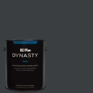 BEHR PREMIUM PLUS 5 gal. #ECC-25-3 Obsidian Stone Flat Low Odor ...