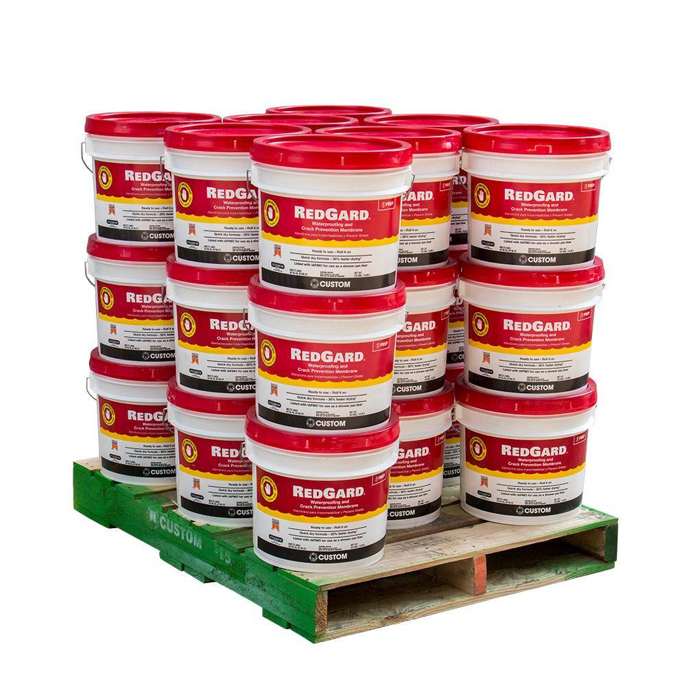 Custom Building Products Redgard 3 5 Gal Waterproofing And Crack