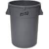 Genuine Joe 44 Gal. Gray Plastic Waste Container GJO11581 - The Home Depot