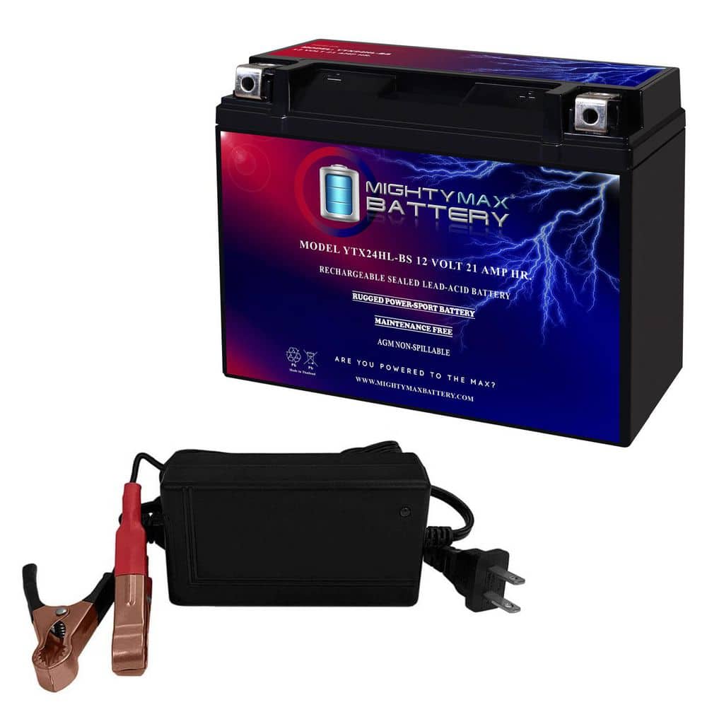MIGHTY MAX BATTERY YTX24HL-BS Battery Replaces Honda GL1200 GoldWing 84 ...