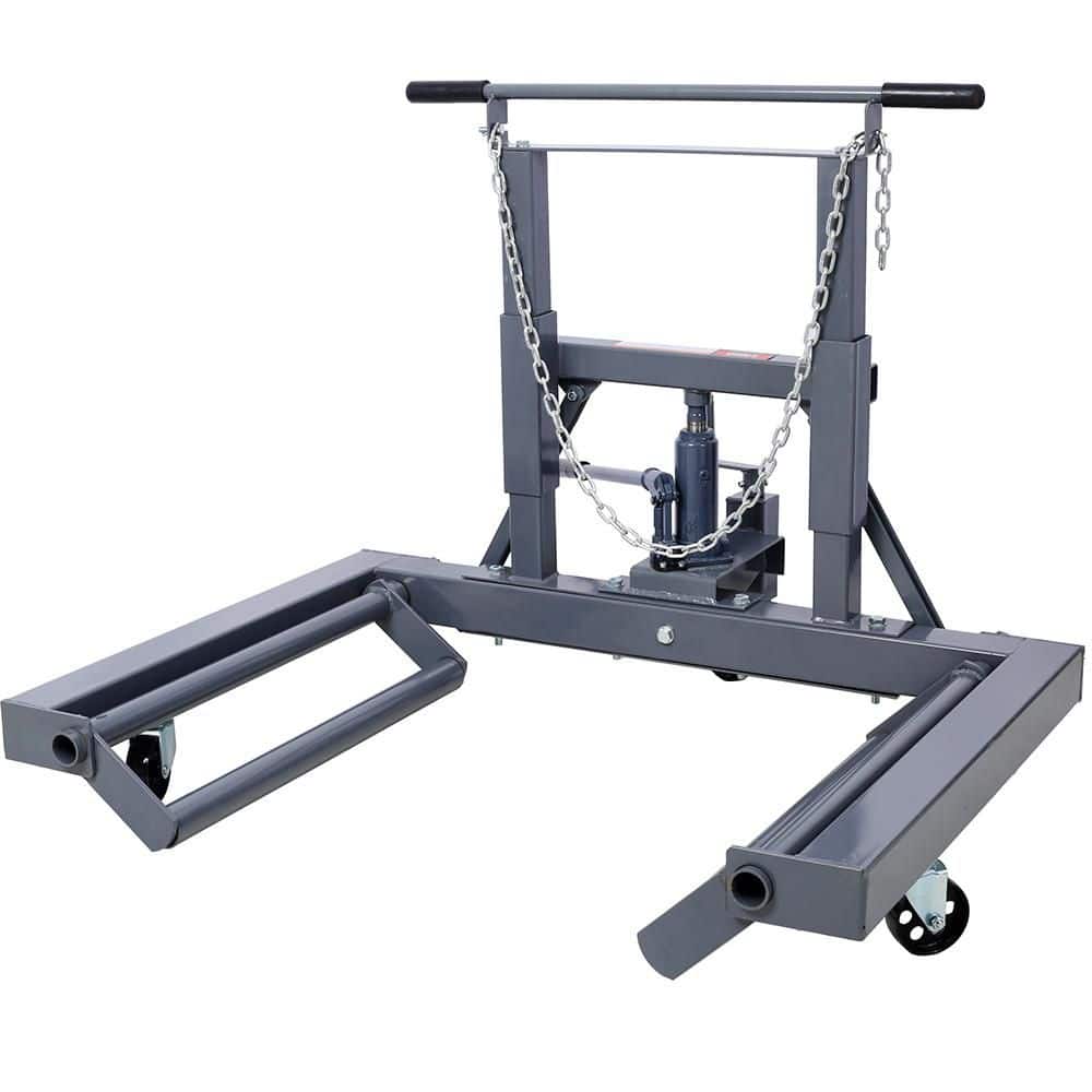 1,500 lb. Capacity, Adjustable Height Dual Wheel Dolly for Large Trucks ...