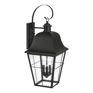 Home Decorators Collection Rainbrook 24 in. 2-Light Matte Black Extra ...