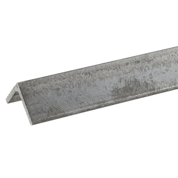 Everbilt 1 in. x 3 ft. - 1/8 in. Thick Plain Steel Angle 0807 - The ...
