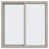 JELD-WEN 47.5 in. x 47.5 in. V-4500 Series Desert Sand Vinyl Left ...