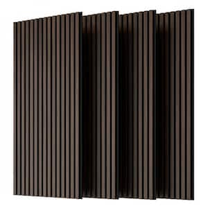 Wall Slat Wall Panels, 4-Piece Wood Slat Acoustic Panels for Wall and ...