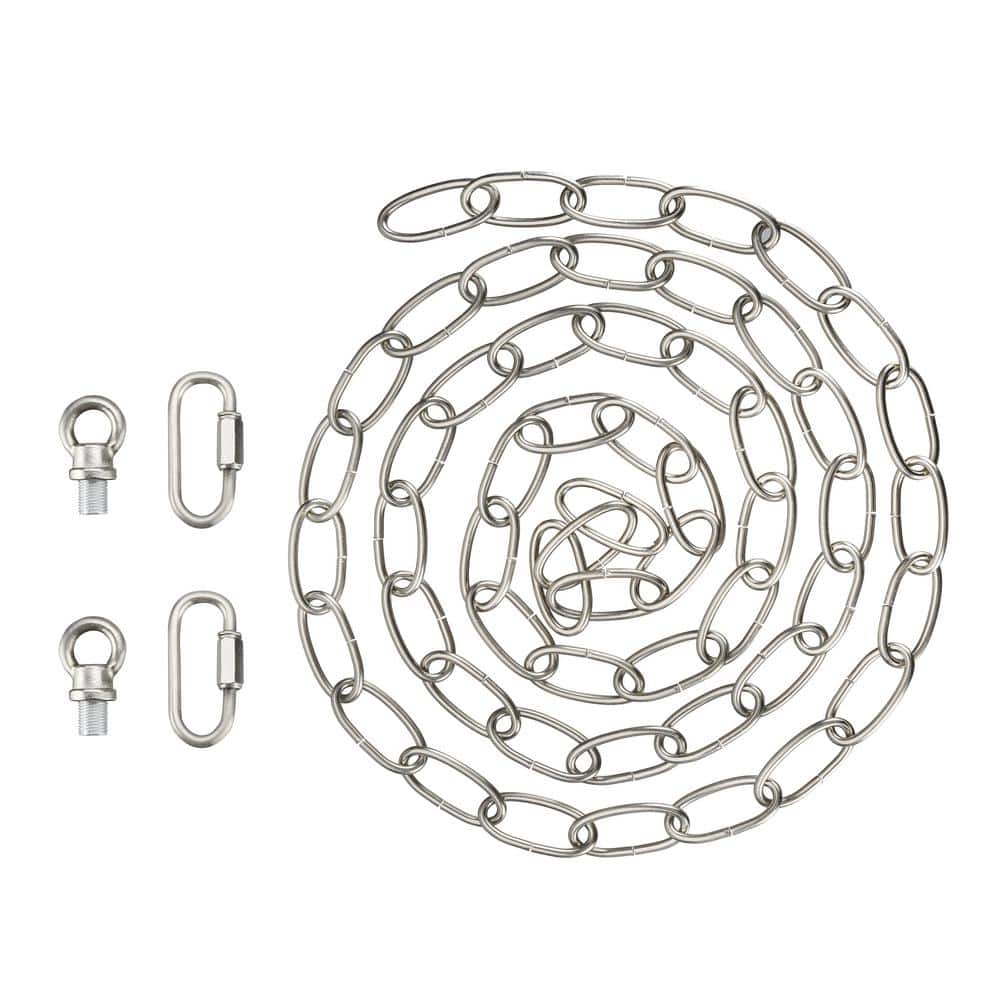 Steel 6 ft. Chain & Quick Link Connector/Hanging Max.40 lbs.-Lighting ...