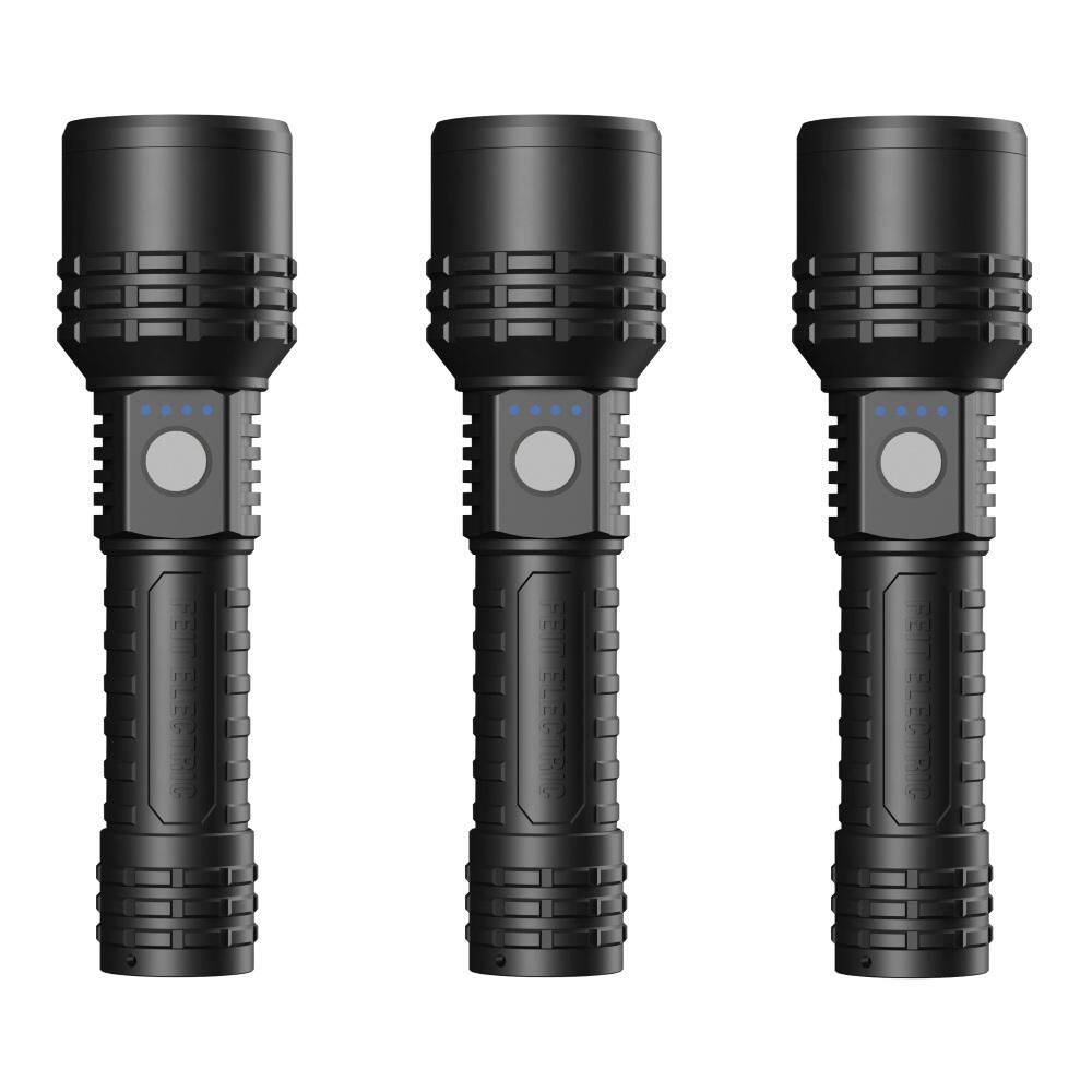 Feit Electric 600 lumens 6.6 in. Dual Power LED Rechargeable Long Range ...