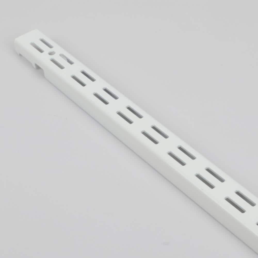 Everbilt 60 in. L - White Shelf Tracks heavy duty vertical rail - White ...