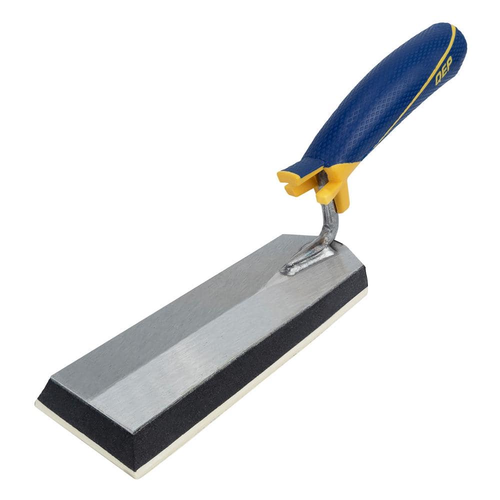 QEP 6 in. x 2 in. Gum Rubber Margin Float with Comfort Grip Handle 42117 - The Home Depot