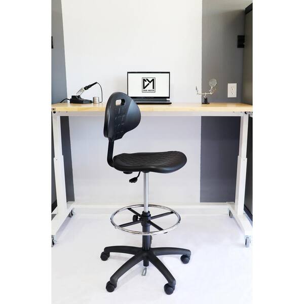 Adjustable Stool Polyurethane Drafting Lab Stool Chair, 18" Adjustable ...