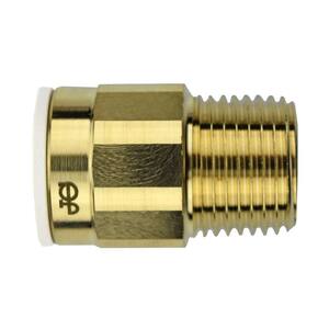 Tectite 1/2 in. Brass Push-To-Connect x Male Pipe Thread Adapter Pro ...