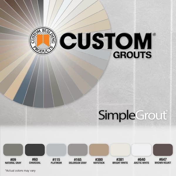 Custom Building Products SimpleGrout #60 Charcoal 1 gal. Pre-Mixed ...
