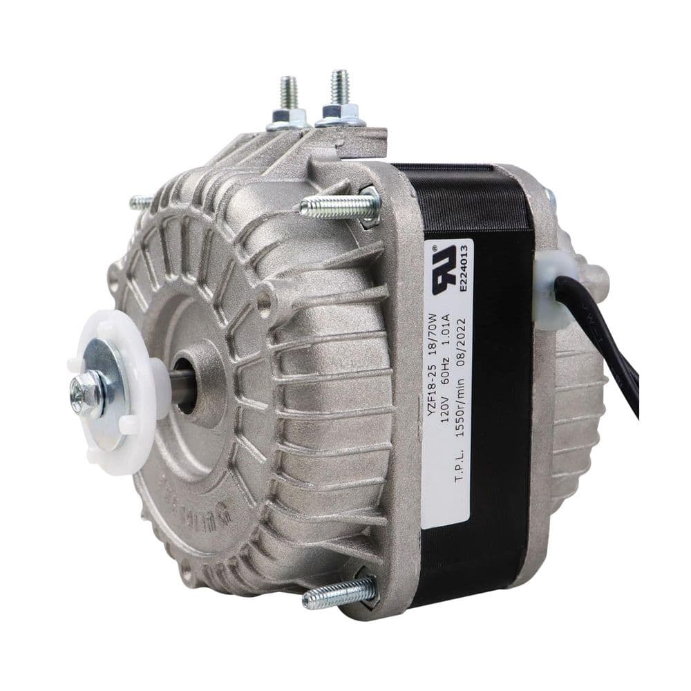 18-Watt 1.01 Amp Shaded Pole AC Fan Motor 120-Volt 60Hz for Condenser ...