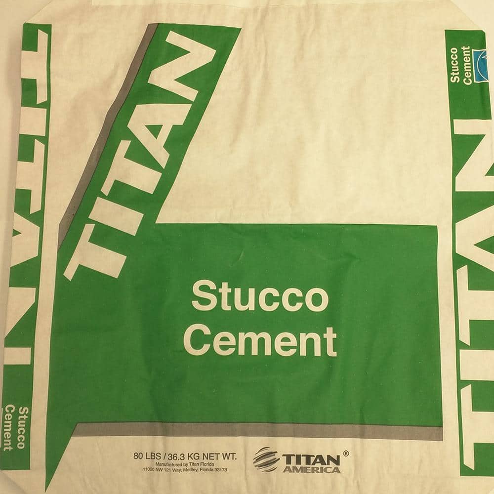 80 lbs. Titan Stucco Cement 1003295 - The Home Depot