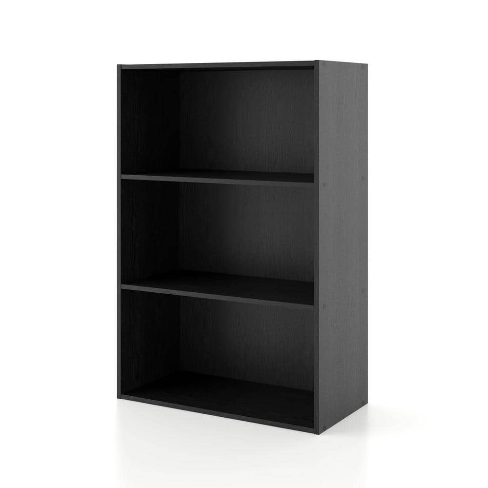 Furniture of America Quincy 35.27 in. Tall Stackable Black Engineered ...