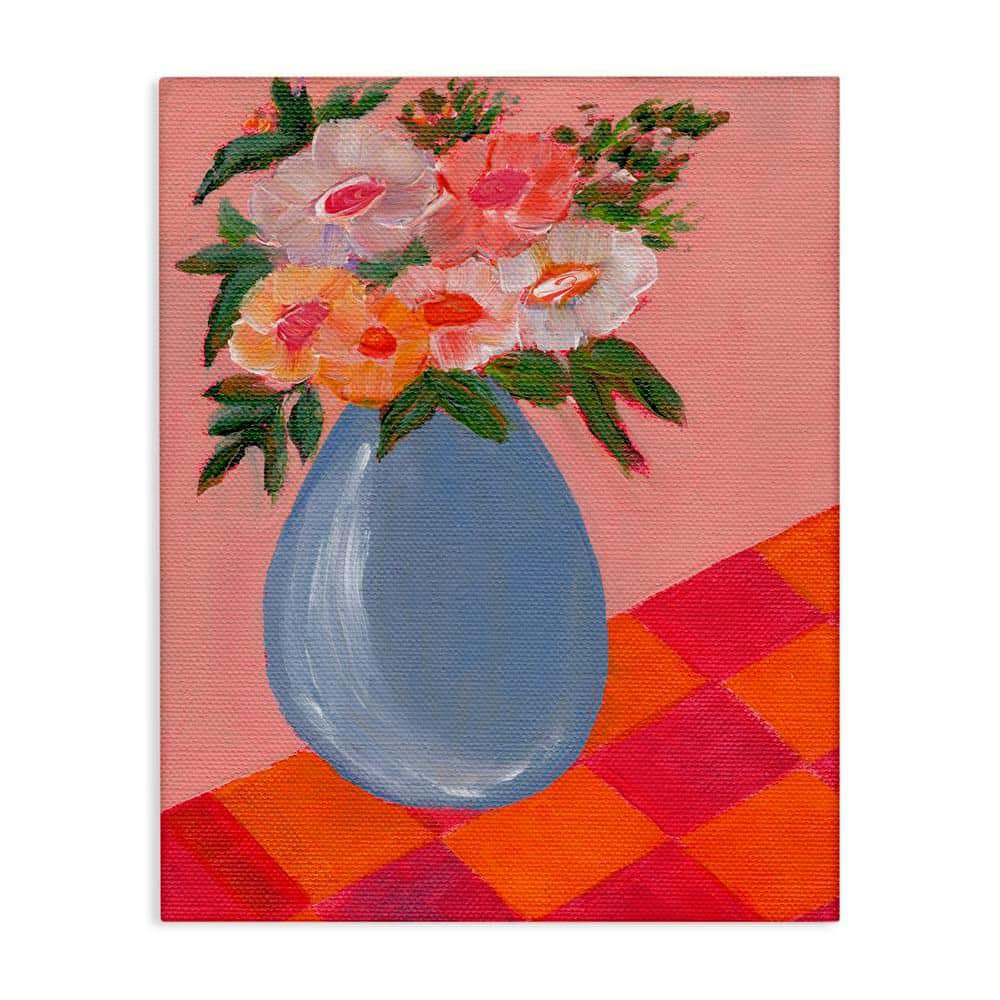 Stupell Industries Bright Pink Bouquet by Nikita Jariwala Unframed ...
