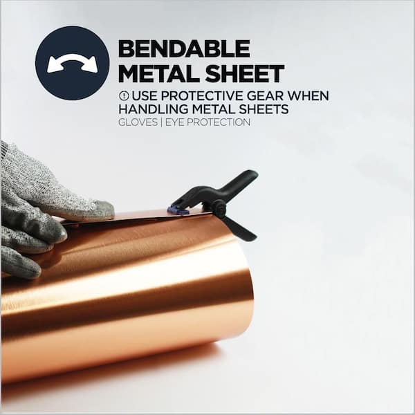 M-D Building Products 24 in. x 36 in. Plain Aluminum Sheet in Silver ...