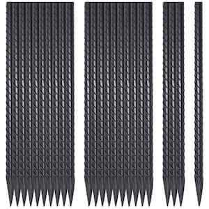 Afoxsos 1.33 ft Alloy Steel Stake 16-pack Heavy Duty Ground Anchors ...