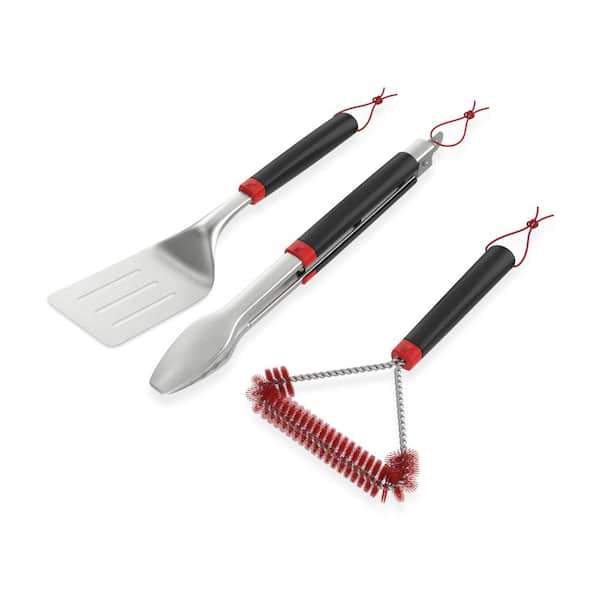 Reviews for Weber Grill Tools Set of 3 with Spatula, Locking Tongs, and ...