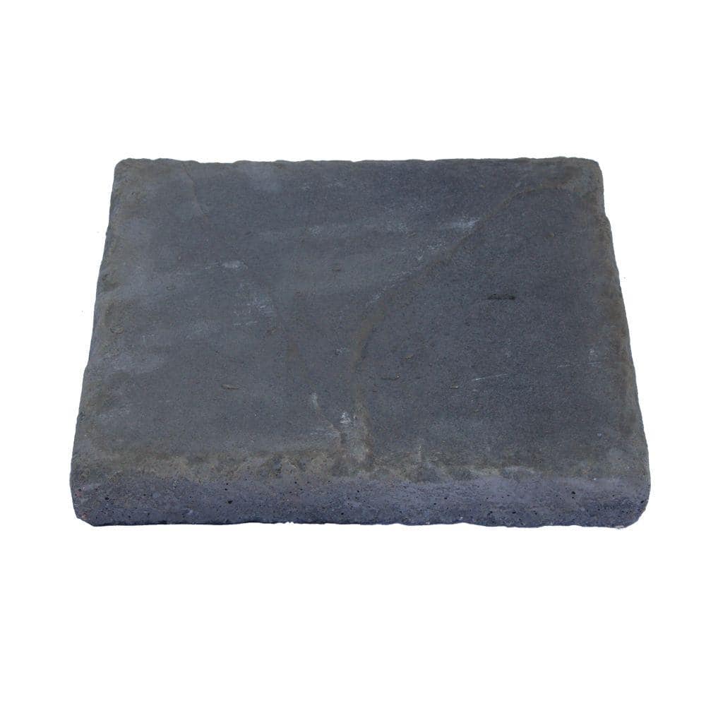 Simons Brick 12 in. x 12 in. London Grey Stepping Stone 100058410 - The ...