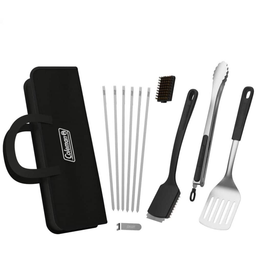 Coleman Cookout 12-Piece BBQ Grill Tool Kit CTA-1001 - The Home Depot