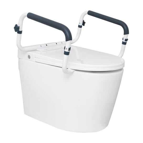 VEVOR Toilet Safety Rail 300 LBS. Capacity Toilet Seat Frame Adjustable ...