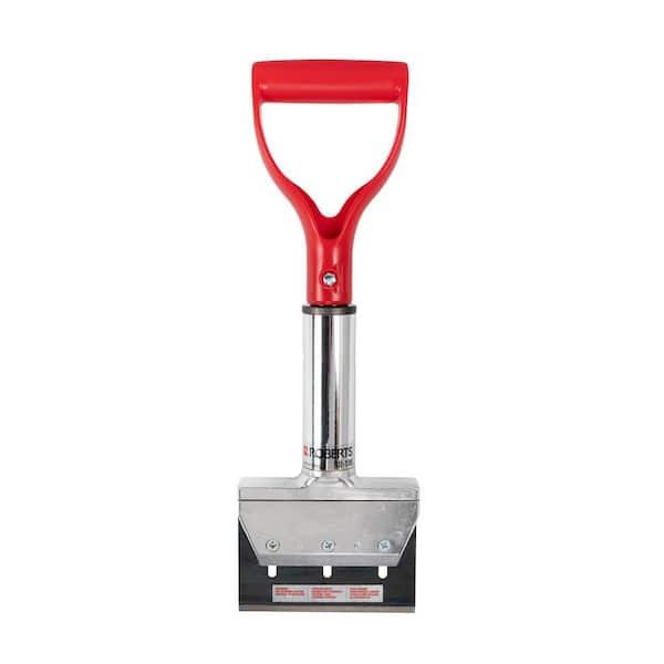 ROBERTS 6 in. Wide Heavy Duty Convertible Floor Scraper and Stripper with Adjustable Handle 10 195