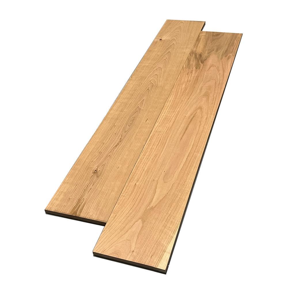 Swaner Hardwood 1 in. x 12 in. x 4 ft. Cherry S4S Hardwood Board (2 ...