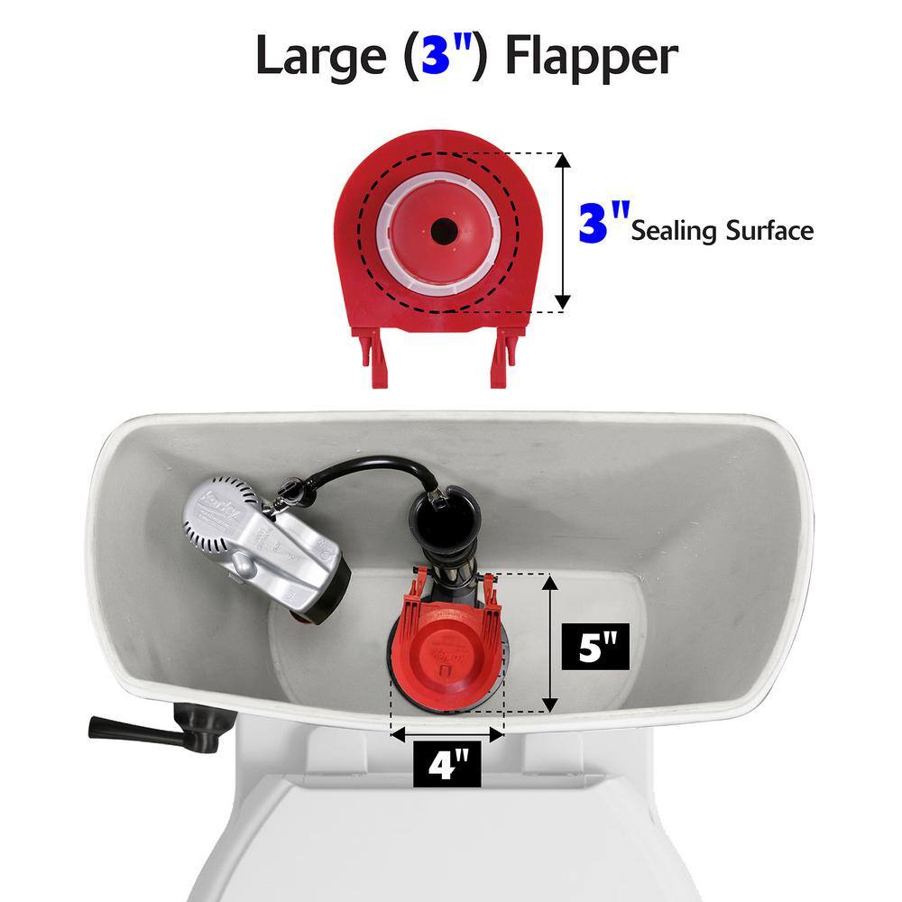 Korky 3 in. Premium Universal Toilet Tank Flapper 3060CM Best Deals and ...