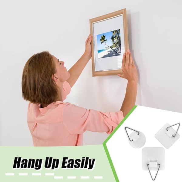 Poster Hanger Adhesive Picture Hanging Hooks Foamboard Wall Art Photo ...