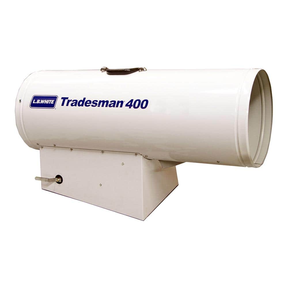 400K BTU Forced Air Liquid Propane Portable Heater with Thermostat ...