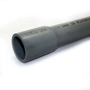 JM EAGLE 1-1/4 in. x 10 ft. PVC Schedule 80 Conduit 67587 - The Home Depot