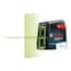 Bosch 125 ft. Green 3-Point Self-Leveling Laser with VisiMax Technology ...